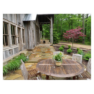 Rustic Barn Patio - Traditional - Patio - Indianapolis - by Designscape ...