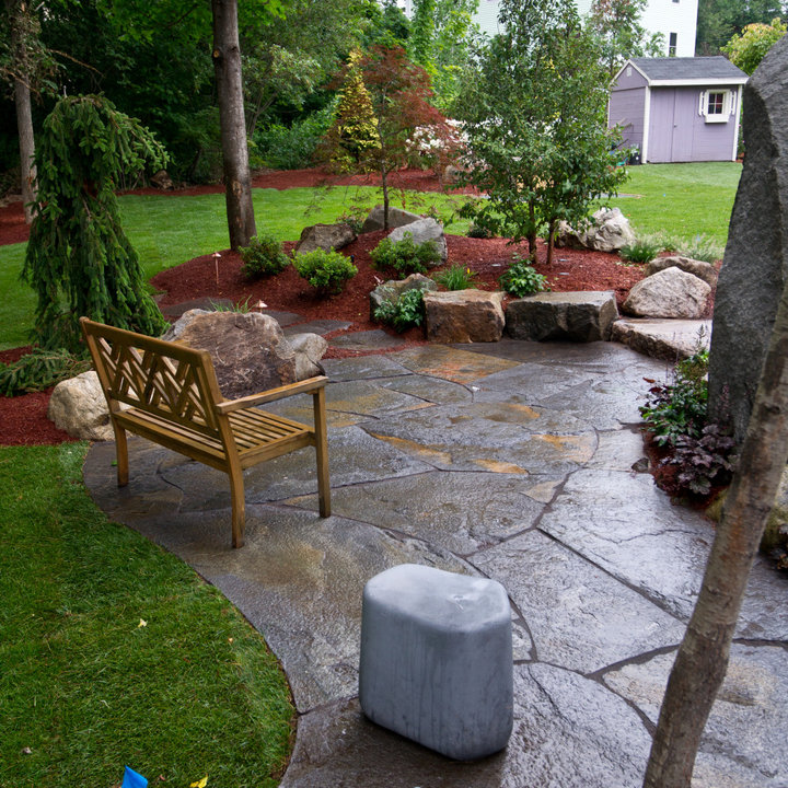Fieldstone Patio - Photos & Ideas | Houzz