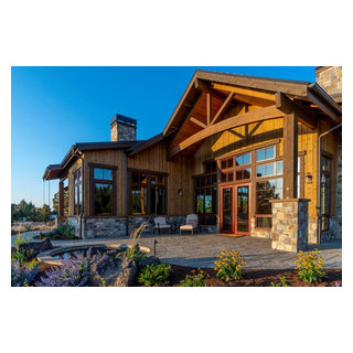 Rustic Manor - Rustic - Patio - Other - by Black Rock Construction Inc ...