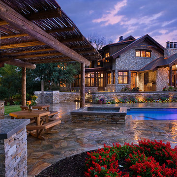 Rustic Lean To Pergola - Photos & Ideas | Houzz