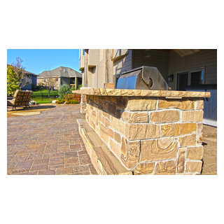 Rustic Retreat - Rustic - Patio - Omaha - by Watkins Concrete Block ...