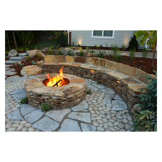 Rustic Suburban Patio - Featured on Houzz! - Patio - Richmond - by ...