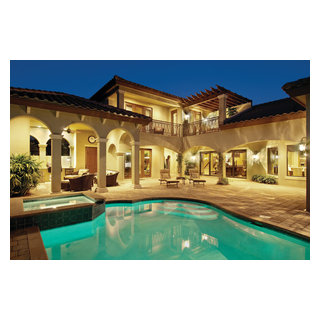 Sater Design Collection's 6797 "Casoria" Home Plan - Mediterranean ...