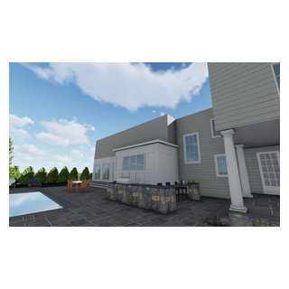 Scarsdale Pool Surround - Contemporary - Patio - New York - by LDAW ...