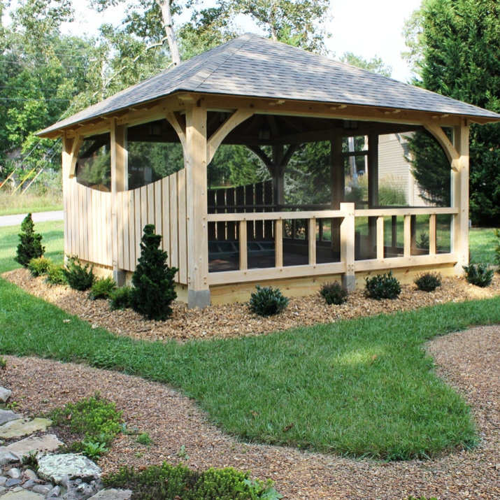 Screened Pavilion - Photos & Ideas | Houzz