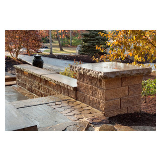 Semma Wall - Rustic - Patio - Philadelphia - by Techo-Bloc | Houzz