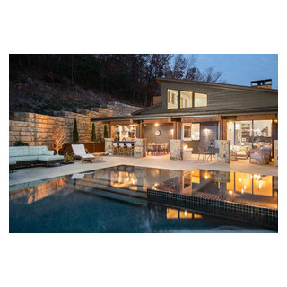 Sennett Residence - Midcentury - Patio - Other - by Living Stone Design ...