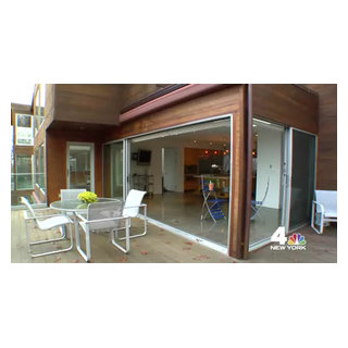 Sliding Glass door - Modern - Patio - New York - by ATM Mirror and ...