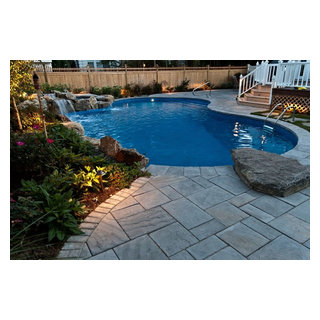 Small Backyard Makeover (Massapequa, NY): - Pool - New York - by Deck ...