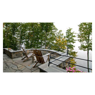 Solitude in Stone - Rustic - Patio - Boston - by Old Hampshire Designs ...