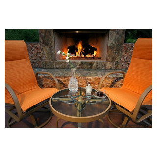 Stained glass patio tables - Patio - San Diego | Houzz