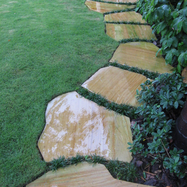 Stepping Stone Walkway - Photos & Ideas | Houzz