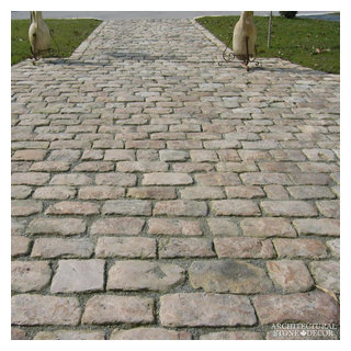 Stone Pavers – Antique, Reclaimed Limestone ‘Cobble Stone’ pavers ...
