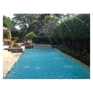 Suburban pool project - Traditional - Patio - New York - by Little ...
