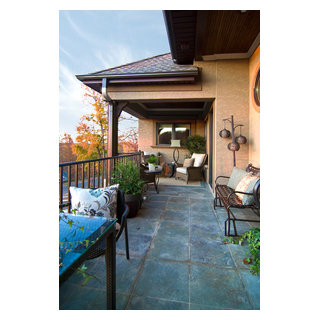 Sunset Villa - IDS Charity Showhouse - Transitional - Patio - Charlotte ...