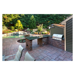 Techo Bloc paver pool patio - Traditional - Patio - Philadelphia - by ...
