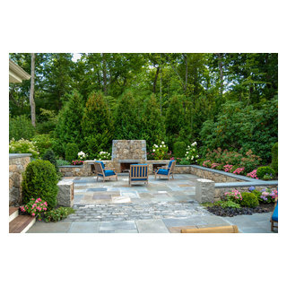 Terraced Dover Haven - Traditional - Patio - Boston - by a Blade of ...