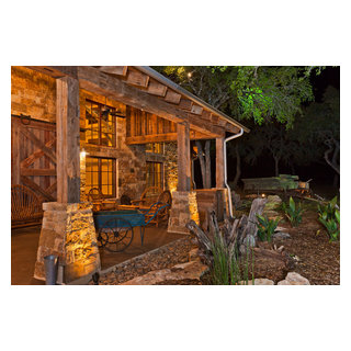 The Party Barn @ Branded T Ranch - Rustic - Patio - Austin - by Todd ...