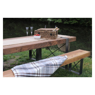 The Riley Table - Country - Patio - Other - by Anvil & Oak | Houzz IE