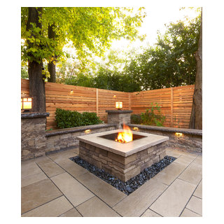 Traditional Style Fire Feature - Traditional - Patio - Other | Houzz