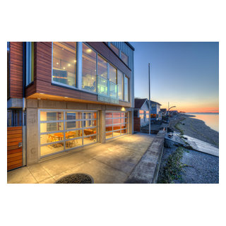 Tsunami House, Resilient Design, Camano Island WA - Contemporary ...