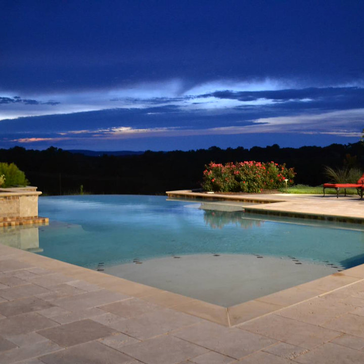 Travertine Pool Deck - Photos & Ideas | Houzz