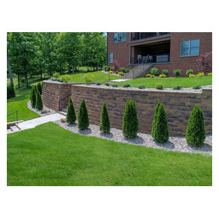 Two Tier Retaining Wall - Traditional - Landscape - Louisville - by ...