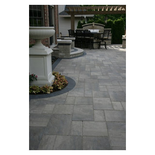 Unilock Brick Pavers - Traditional - Patio - Chicago - by JR's Creative ...