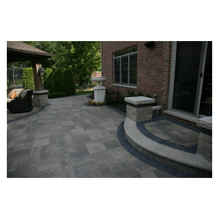 Unilock Brick Pavers - Traditional - Patio - Chicago - by JR's Creative ...