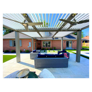 Urban Backyard in Historic Greenfield District - Modern - Patio ...