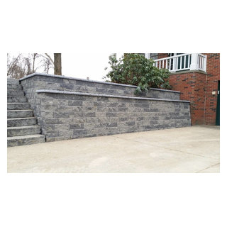 Versa Lok Wall and Rocka Steps - Modern - Patio - Other - by User ...