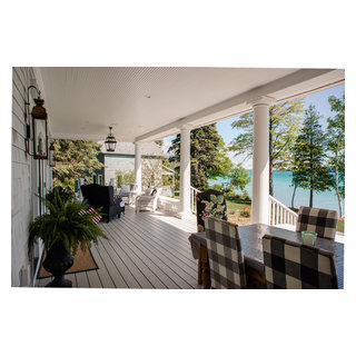 View out porch - Traditional - Patio - Detroit - by Presley ...