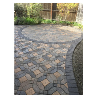 Walk Out Patio & Steps - Before & After - Transitional - Patio ...