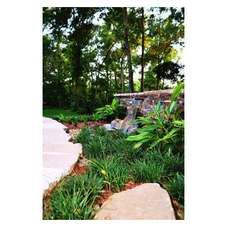 Waterfall Patio - Moderne - Jardin - Jacksonville - par Core Outdoors ...
