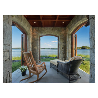 Stone Folly Lounge Area - Patio - DC Metro - by Wiedemann Architects ...