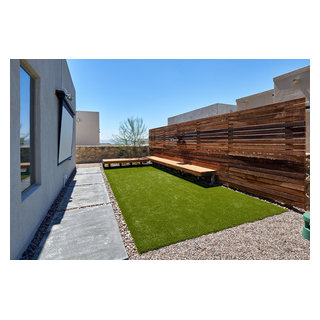 Westside El Paso Contemporary Outdoor Living - Transitional - Patio ...