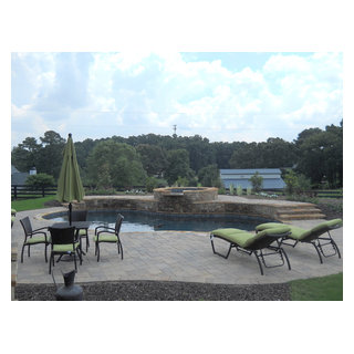 Wet Edge Prism Matrix Deep Blue Sea installed by ASI Pool Plastering in ...