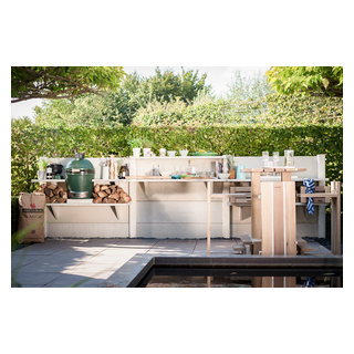 WWOO Concrete Outdoor Kitchen - Contemporary - Patio - Los Angeles - by ...