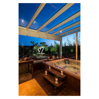 Abri Jacuzzi - Contemporary - Pool - Strasbourg - by LE VERANDIER | Houzz