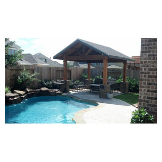 12'x12' Cedar Double Gable Cabana with Exposed Beams - Montagne ...