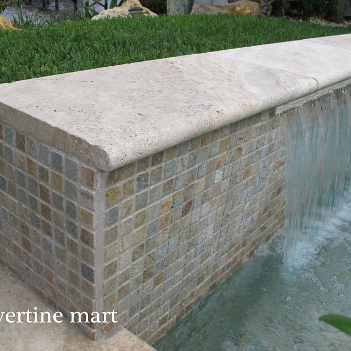 Natural Stone Coping - Photos & Ideas | Houzz