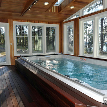 Above Ground Swim Spa Ideas - Photos & Ideas | Houzz