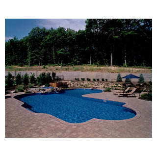 46' X 24' L SHAPE POOL - Contemporary - Pool - New York - by Arthur ...
