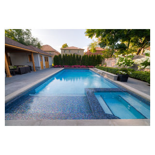 6. Custom Concrete Pool & Spa - North York - Transitional - Pool ...