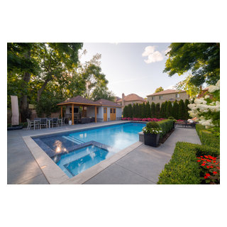 6. Custom Concrete Pool & Spa - North York - Transitional - Pool ...