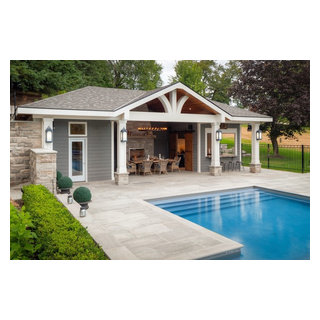 A Beautiful ‘Stay at Home’ Backyard - Contemporary - Pool - Toronto ...