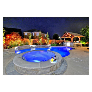 A Complete Outdoor Makeover with Verve - Transitional - Pool - Toronto ...