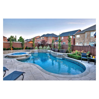 A Complete Outdoor Makeover with Verve - Transitional - Pool - Toronto ...