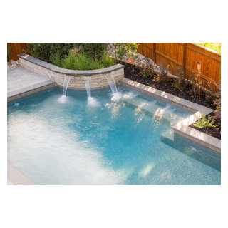 A Small Backyard Magically Transformed - Contemporary - Pool - Toronto ...
