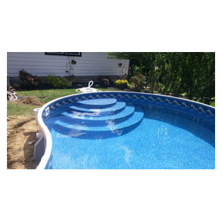 Above Ground Pools - Contemporary - Swimming Pool & Hot Tub - Cleveland ...